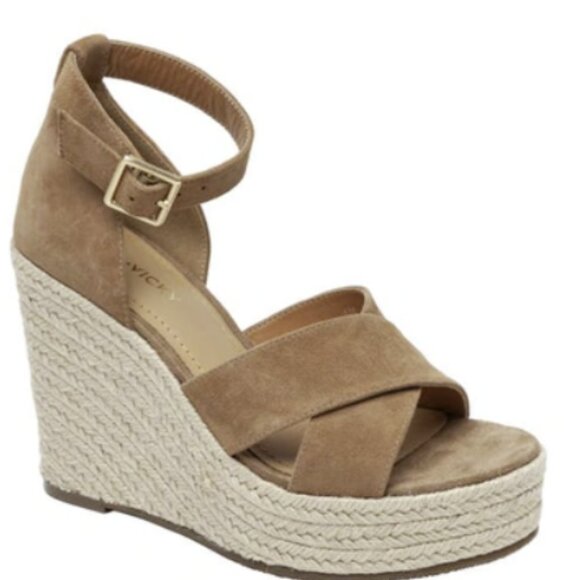Lisa Vicky | Shoes | Lisa Vicky Gemi Platform Wedge Sandal Kid Suede ...